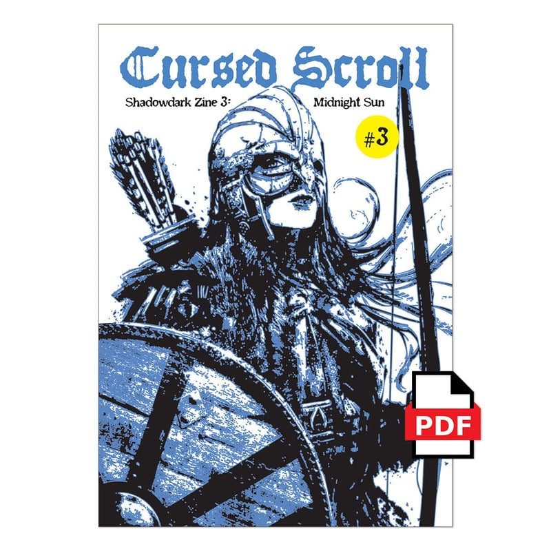 Shadowdark Cursed Scroll Zine 3: Midnight Sun (PDF) - The Arcane Library