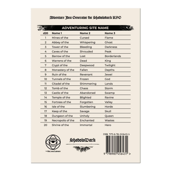 Shadowdark RPG Quickstart Set (PDF) - The Arcane Library