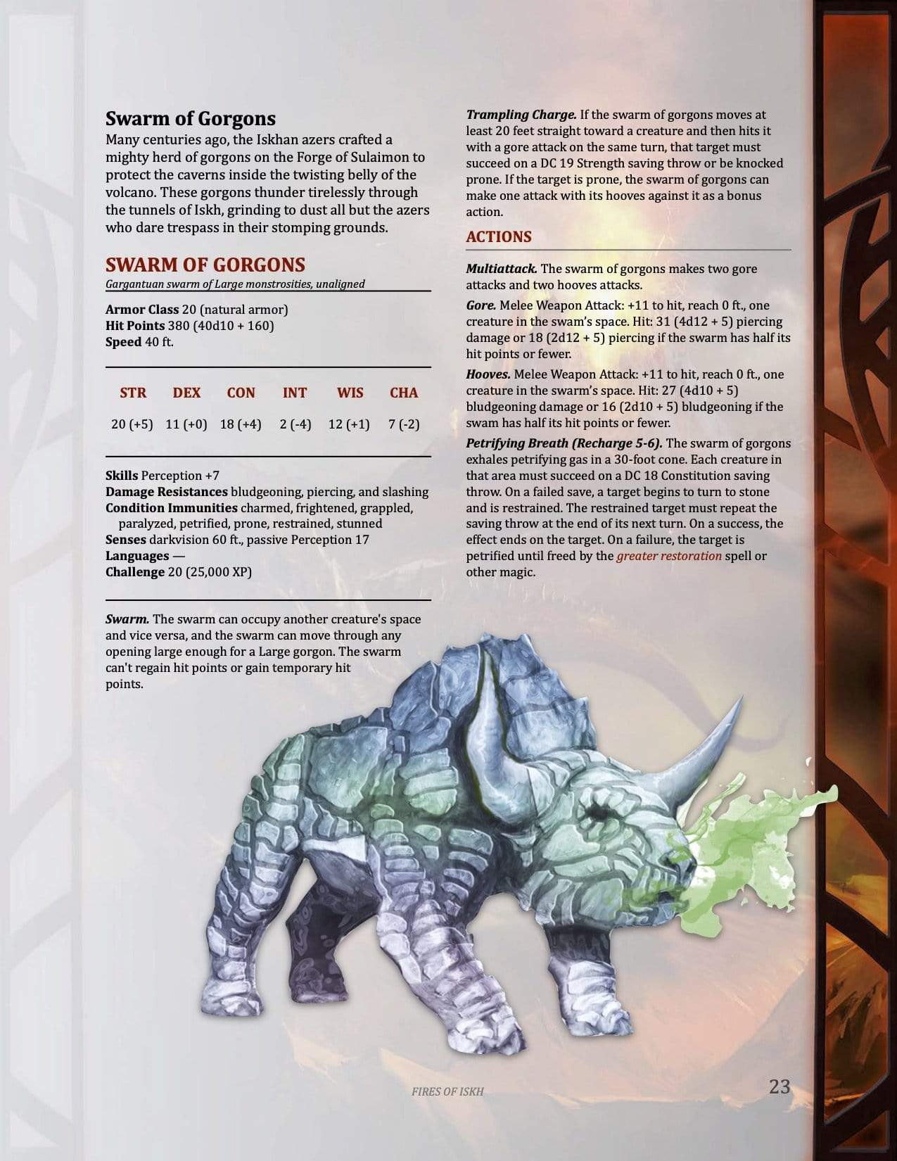 Fires of Iskh, 20th-Level Adventure (5E) - The Arcane Library
