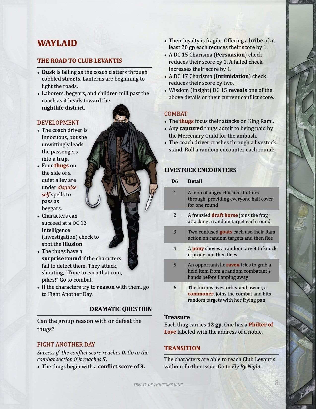 Treaty of the Tiger King, 1st-3rd-Level One Shot (5E - PDF) - The ...